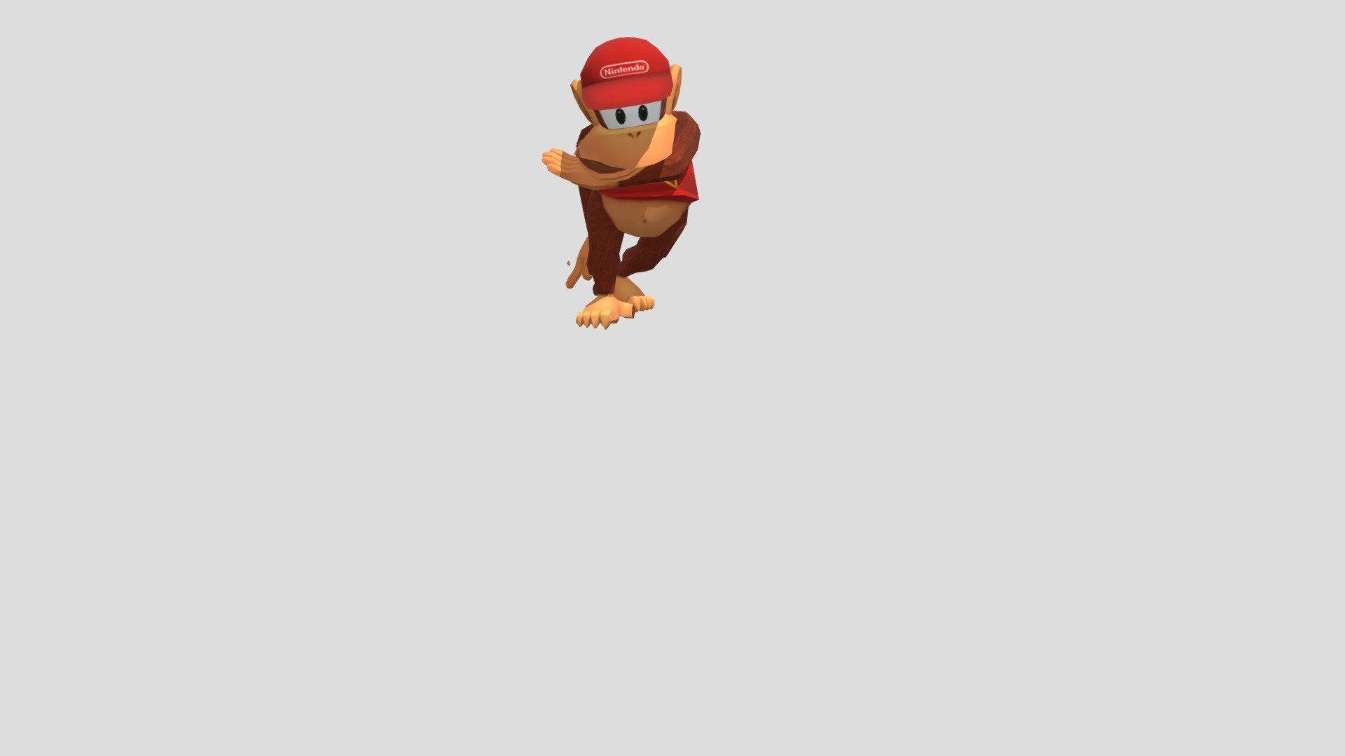 Diddy Kong Donkey Kong Dancing - Download Free 3D model by 3D by Renato ...