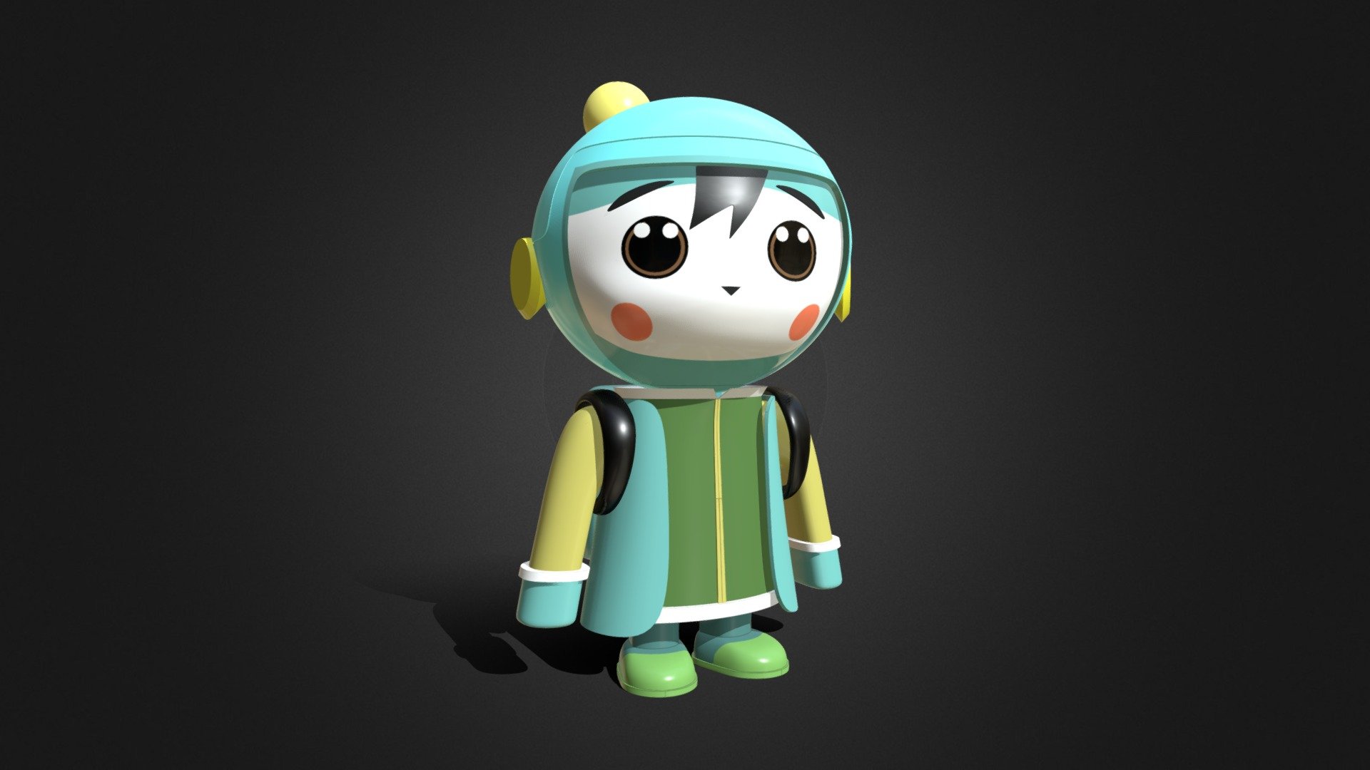 Cute Boy 3D Print - Download Free 3D model by LucasN3D [dc3a946 ...