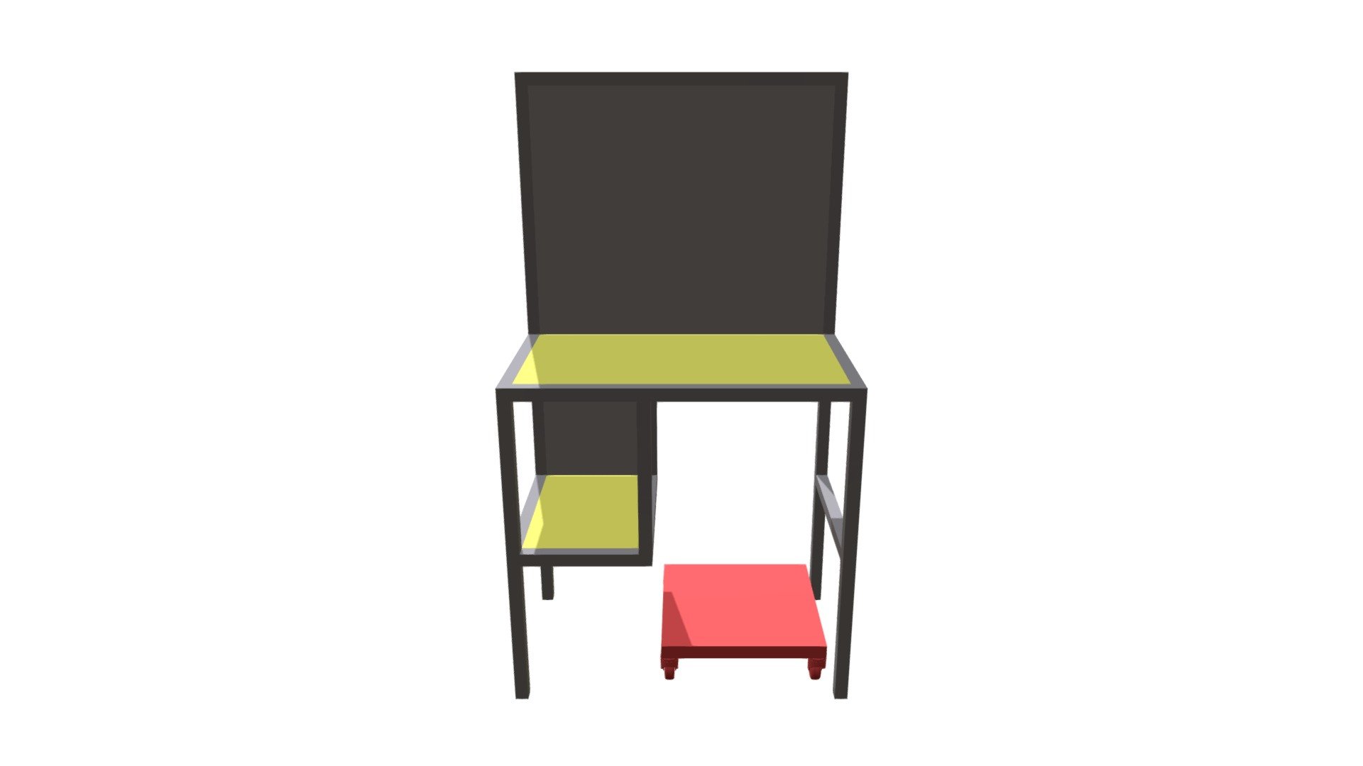 Monitor table 1 - 3D model by jacobtownend [dc3c5e0] - Sketchfab