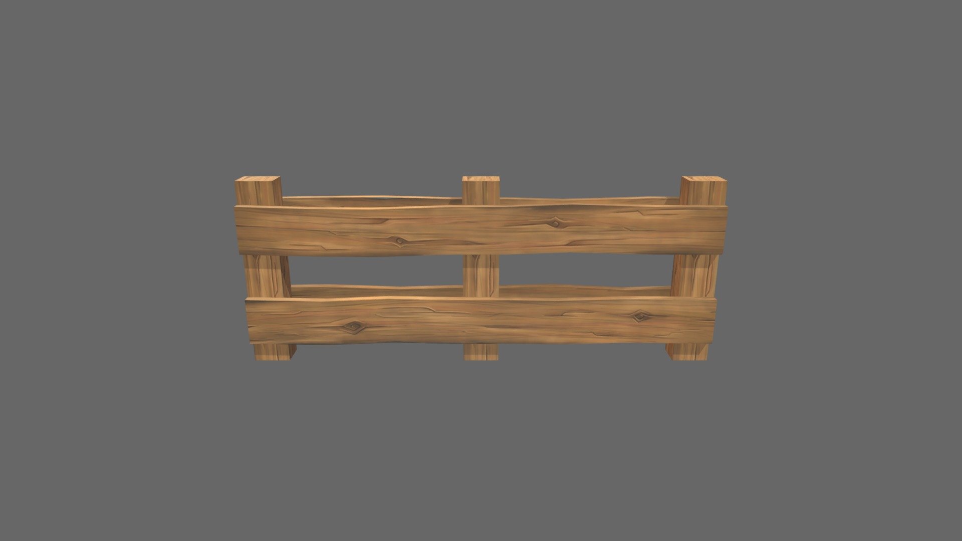 Fence - 3D model by LukasRobbertsen [dc3cd2e] - Sketchfab