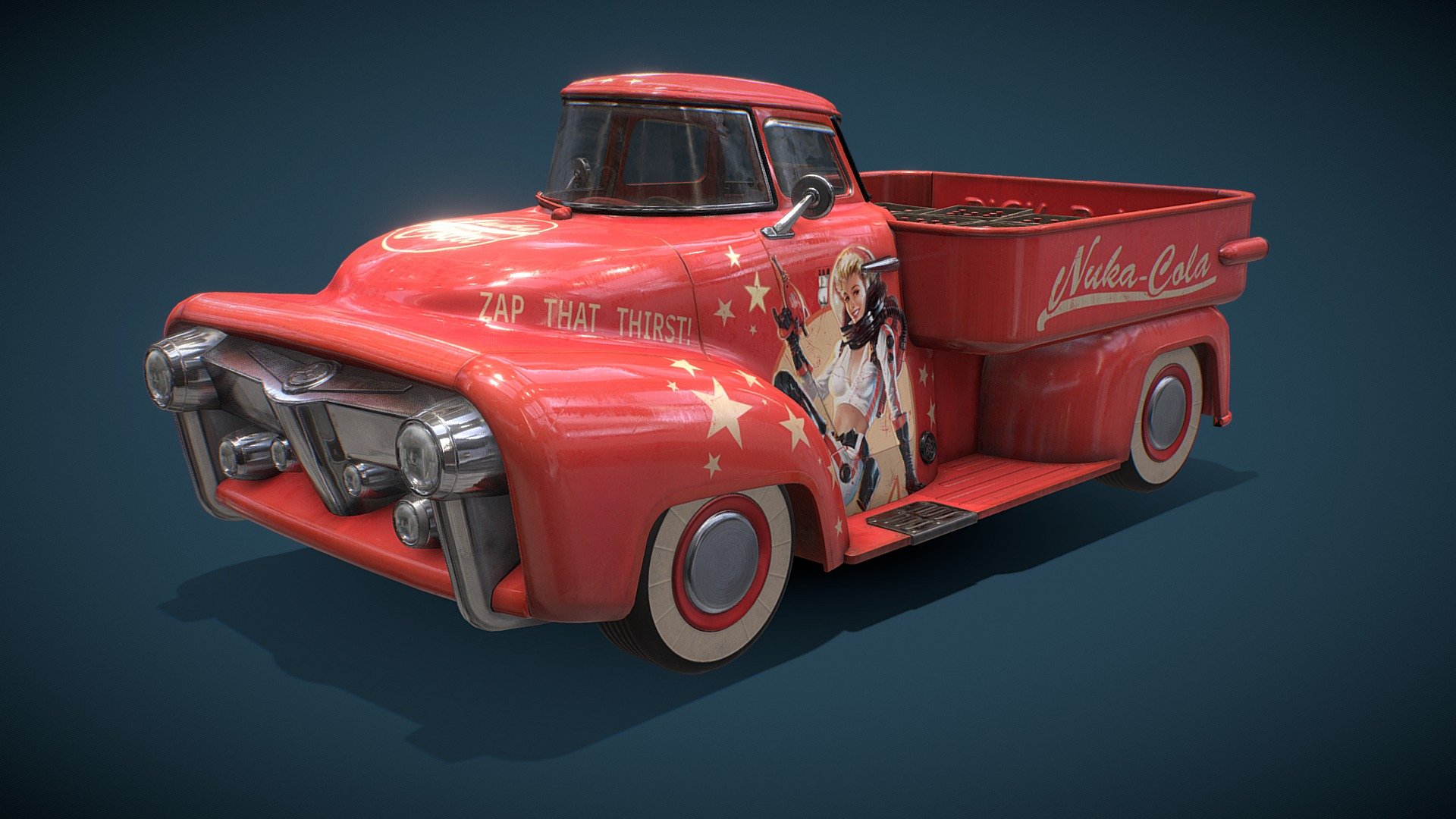 Fallout 4 - "PICK-R-UP" (Nuka-cola) - 3D model by pro100voron [dc3dbef ...