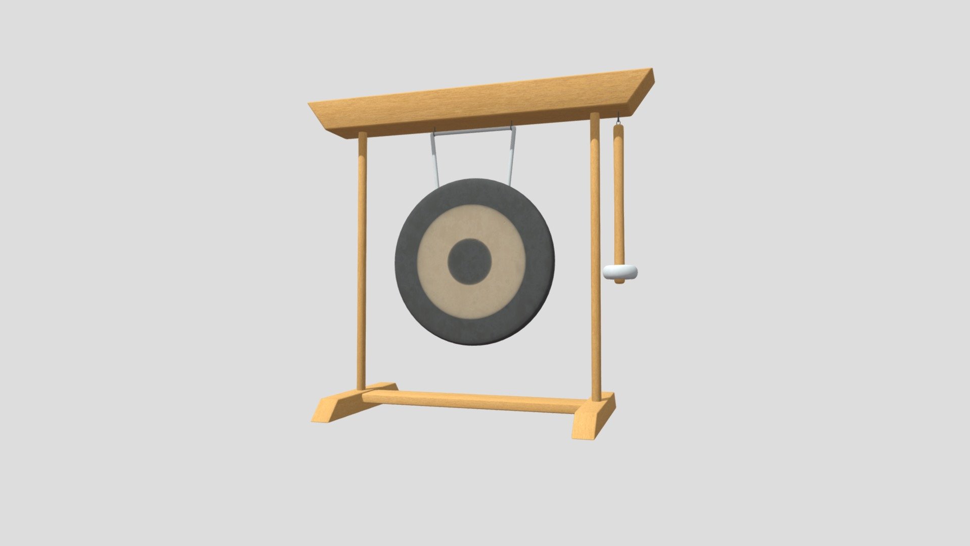 Gong - Buy Royalty Free 3D model by Ed+ (@EDplus) [dc3dd14] - Sketchfab ...