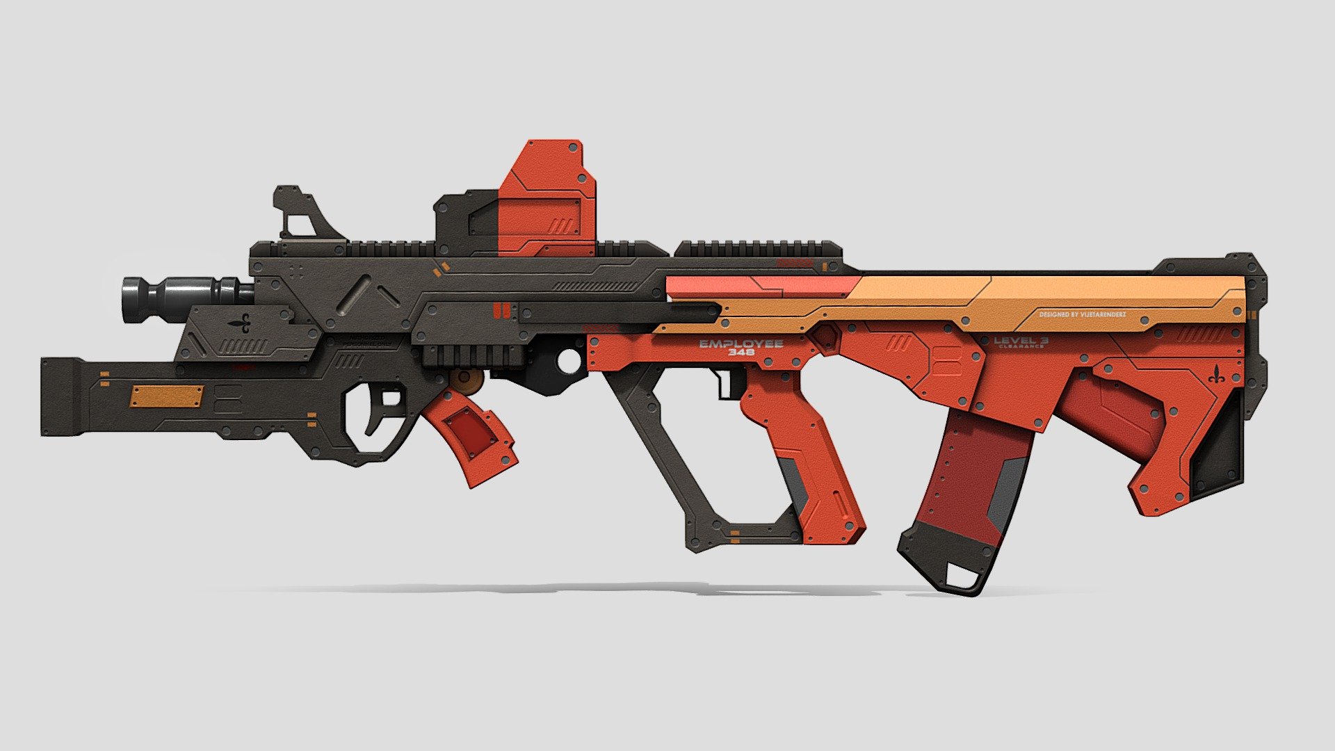 Bull-Pup Rifle_V2 - Buy Royalty Free 3D model by Vrenderz (@sourabh ...