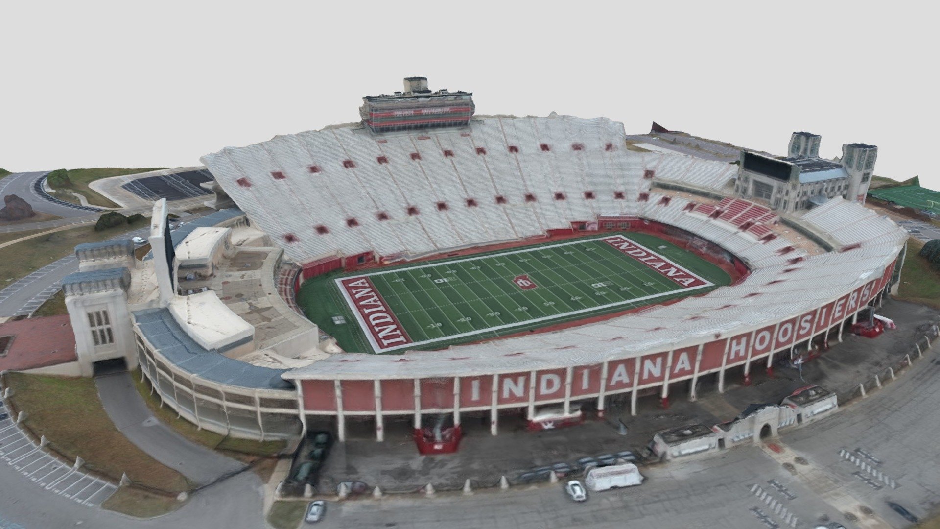 Indiana University Memorial Stadium - Download Free 3D model by ...