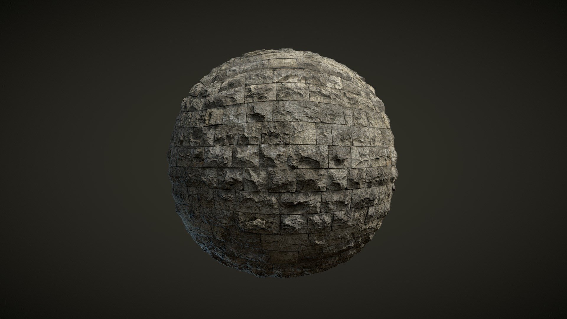 Stone Wall Material - 3D model by Vladislav (@ZpaintSlash) [dc43799 ...