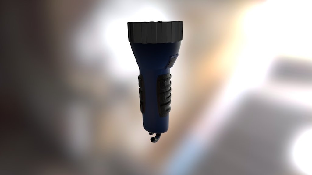Flashlight Textured - 3D model by kayla.n.harding [dc43d2a] - Sketchfab