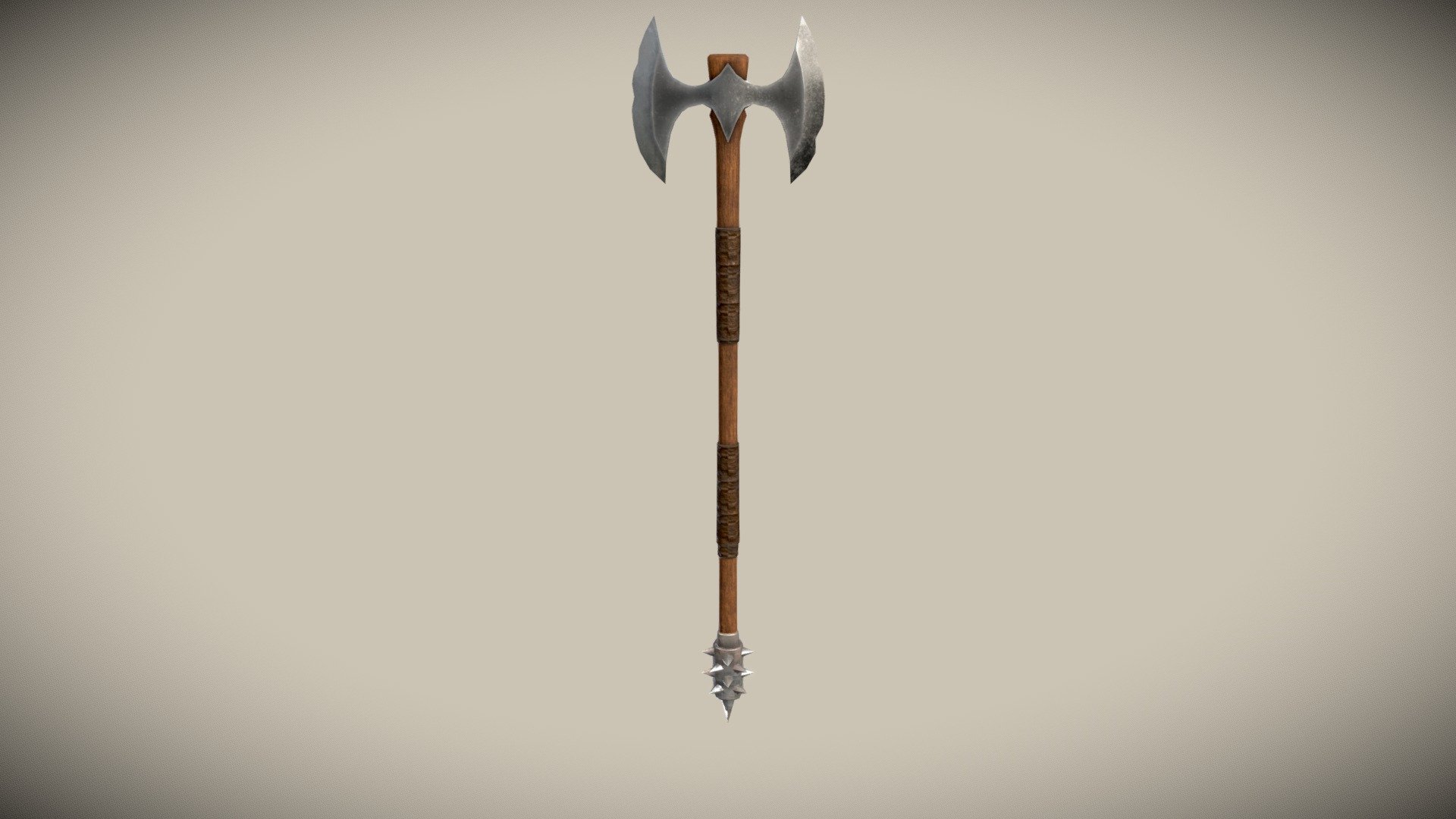Two Sided Battle Axe - Download Free 3D model by umtuklc [dc43dfa ...
