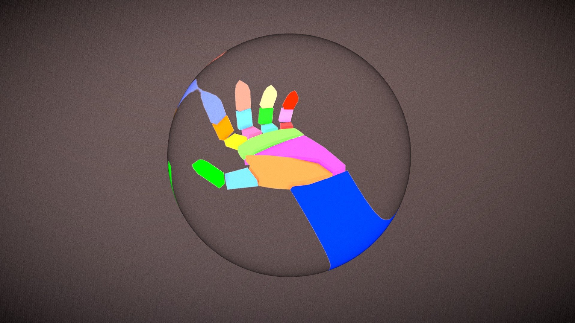 Abstract Block Hand - Buy Royalty Free 3D model by AnshiNoWara [dc44021 ...