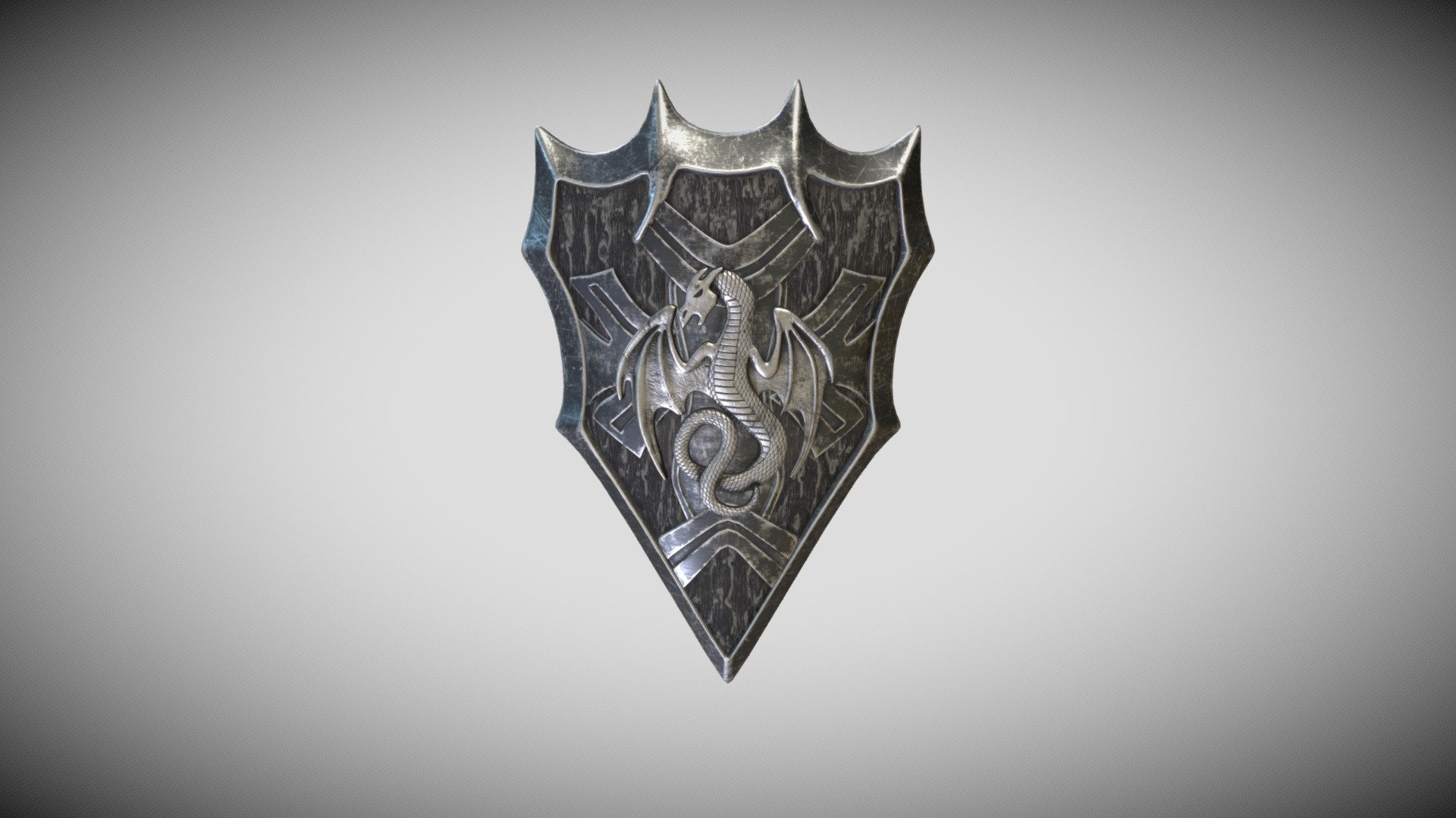 Dragon shield - 3D model by hurrrma [dc453f6] - Sketchfab