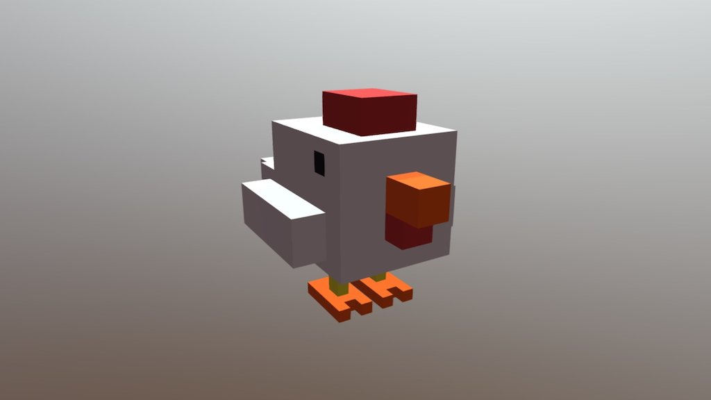 Voxel Chicken - 3D model by Guillermo Willy Moral (@willymoral ...