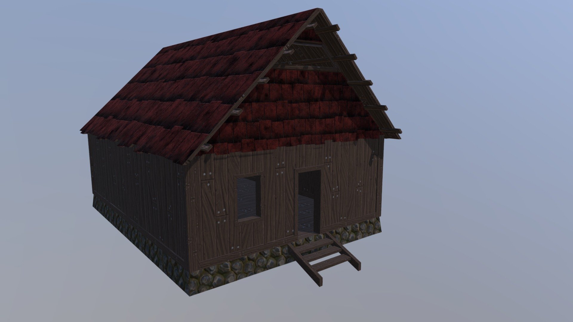 Low poly home-4 - Download Free 3D model by TheLea [dc46409] - Sketchfab