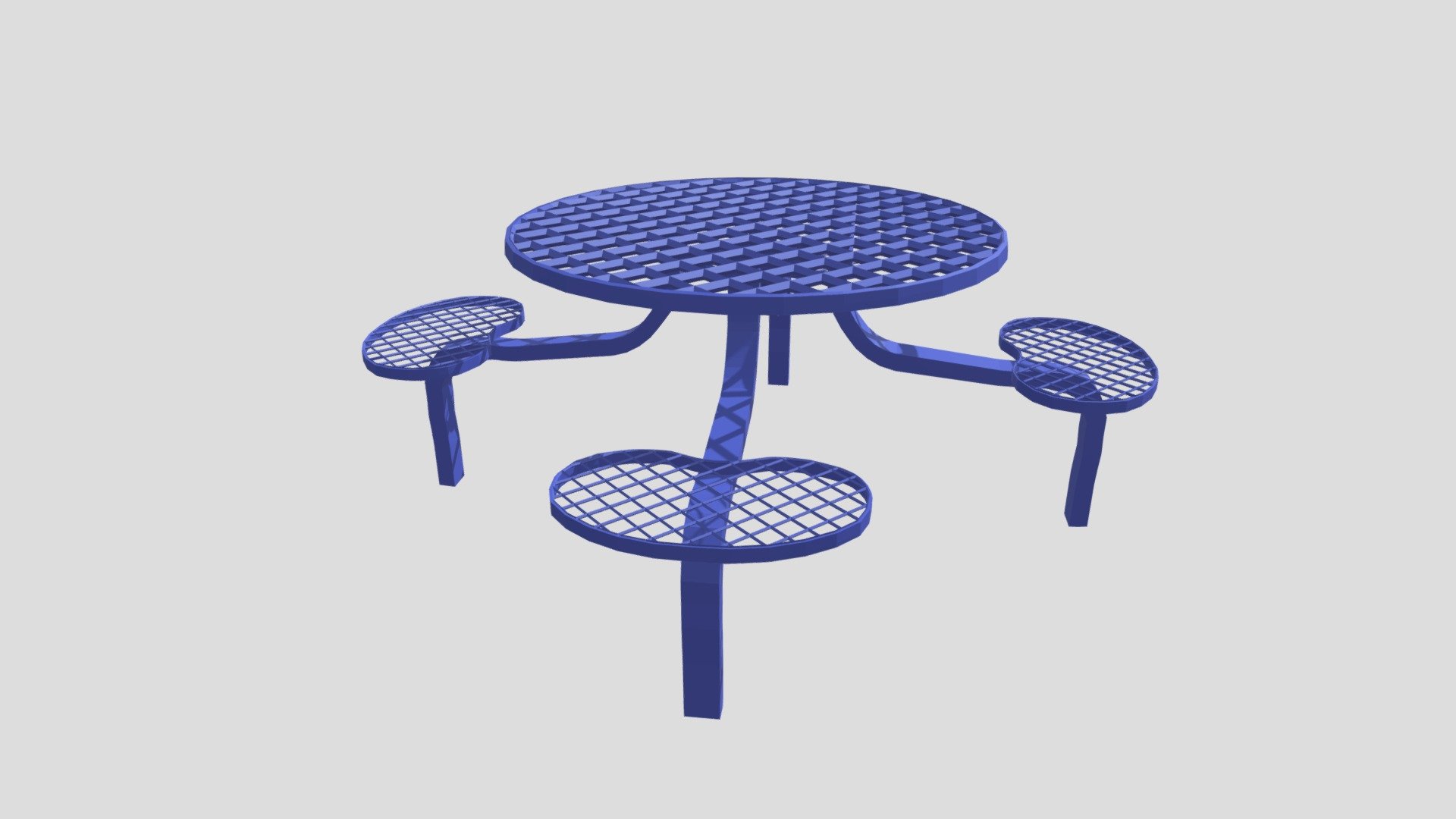 Exterior Round Table - 3D model by Ahnouk (@ahnoukG) [dc4ae74] - Sketchfab