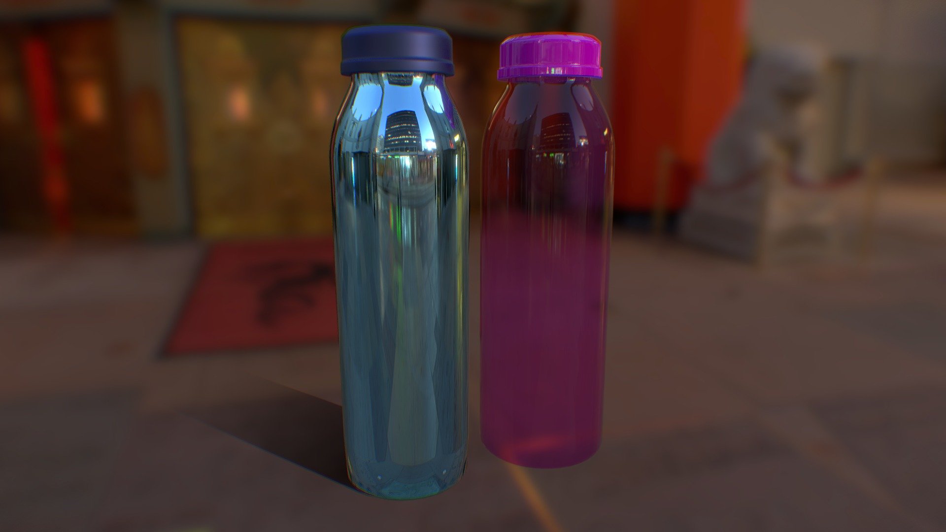 Bottles - Project 2 - 3D model by michos (@michosu) [dc4bc96] - Sketchfab