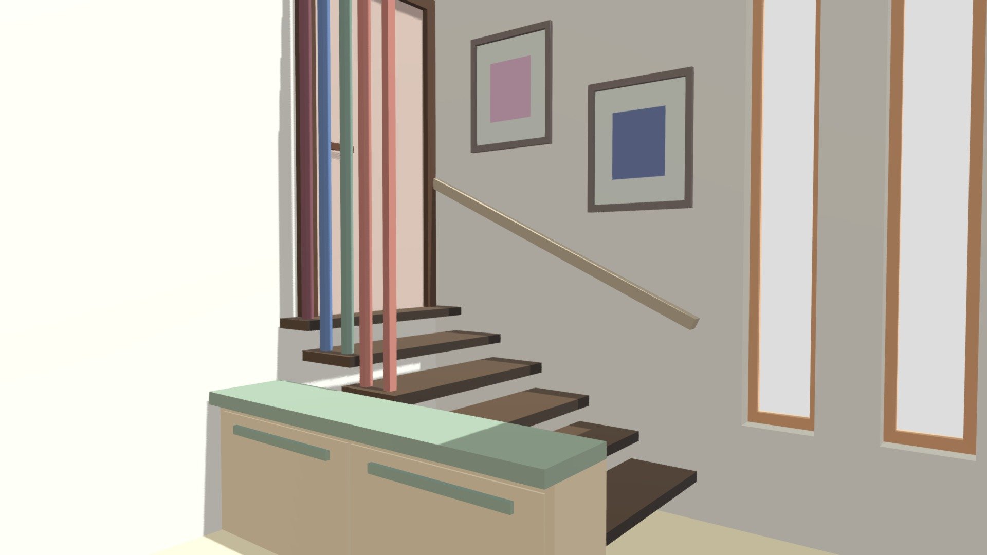 Low-Poly Simple Isometric Corridor - 3D model by wavicherie [dc4c3d8 ...