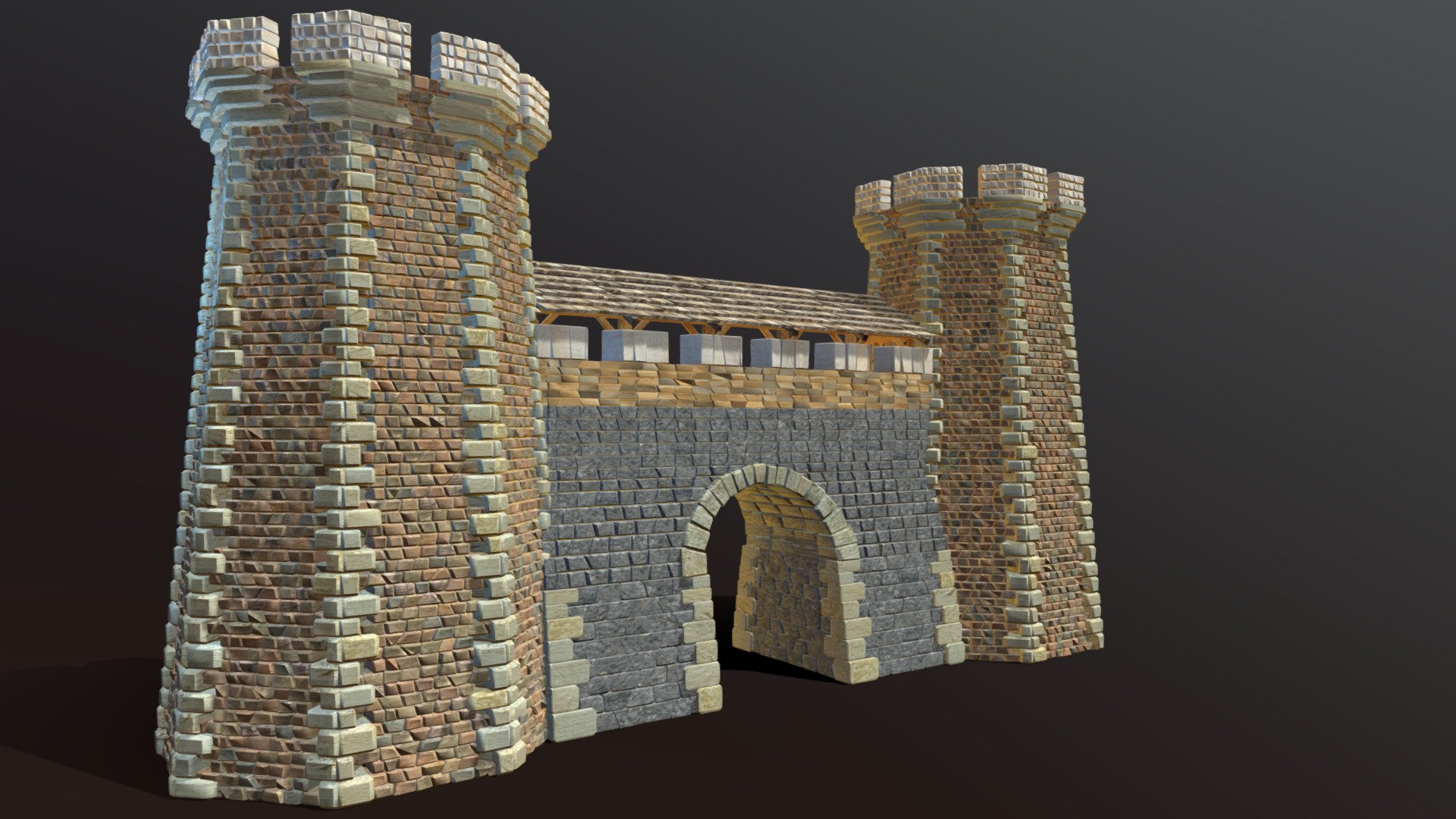 Medieval Fantasy Archway - Download Free 3D model by Sereib [dc4cc7d ...