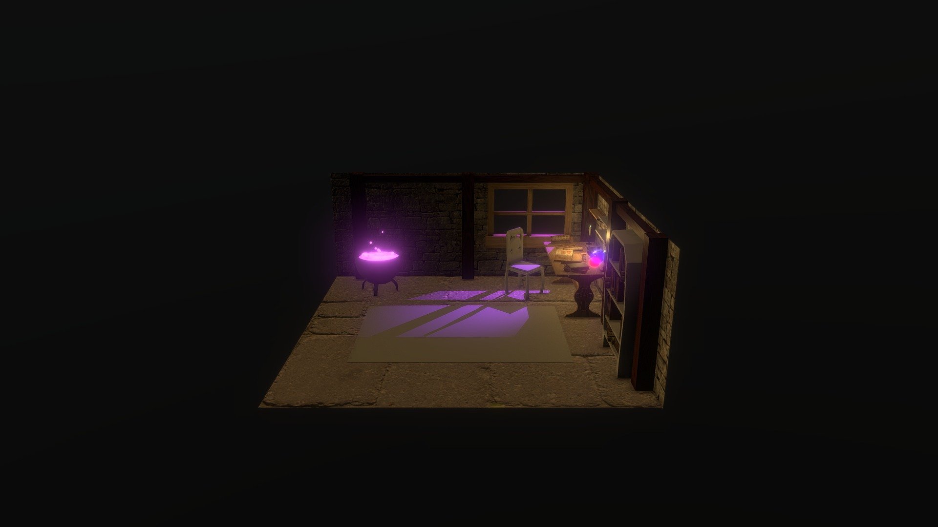 Wizard's Table - 3D model by nish (@luvox) [dc4d3f4] - Sketchfab