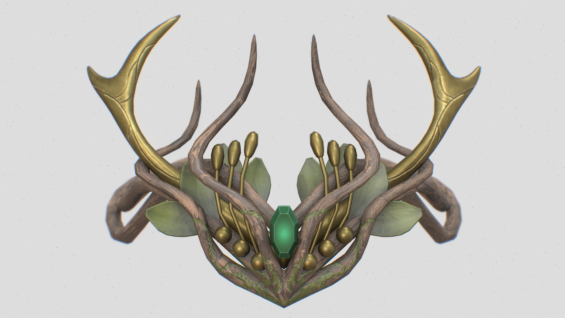 Nature crown - Buy Royalty Free 3D model by Anima Z (@Anima-Z) [dc4e7cf ...
