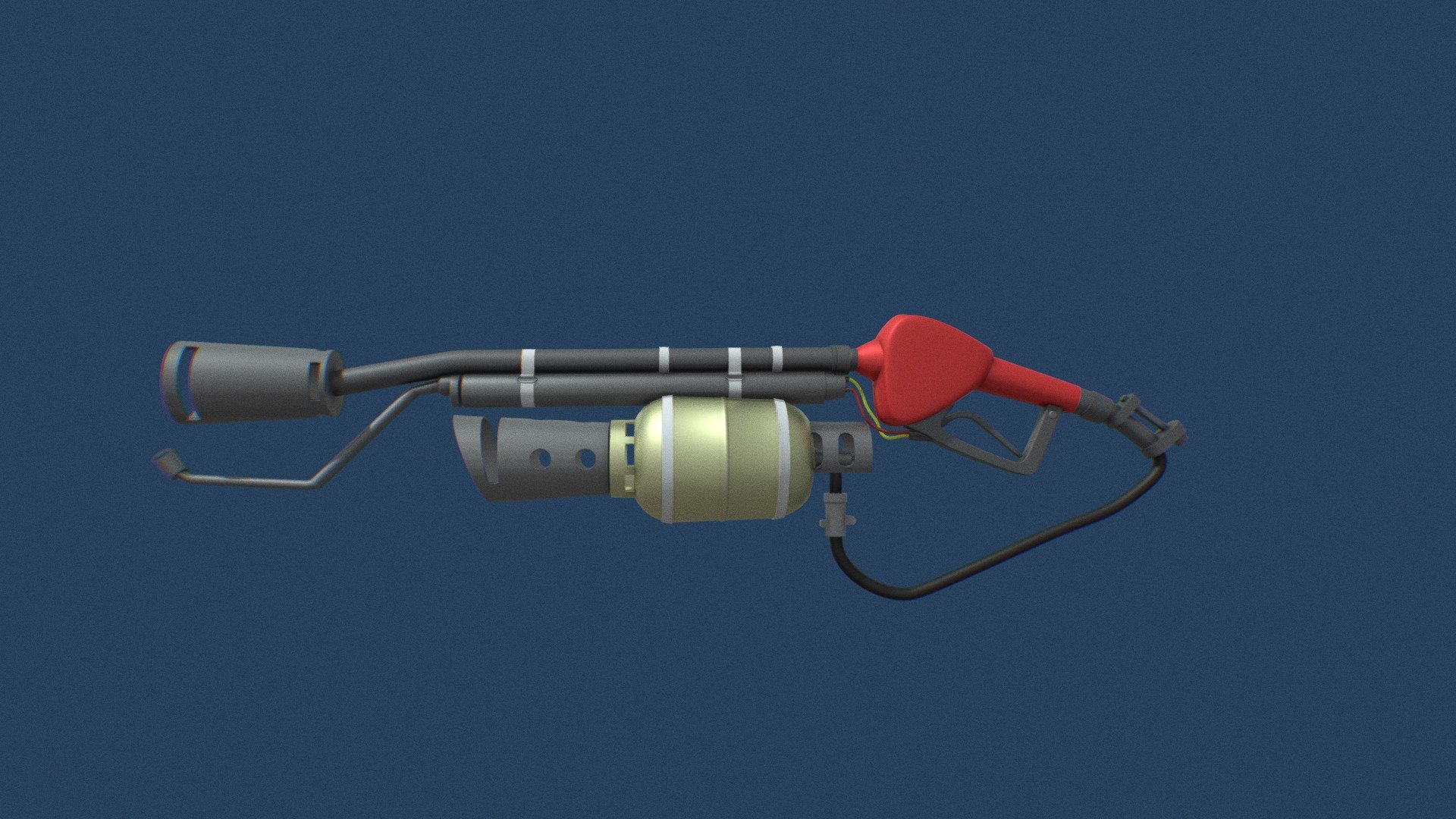 flamethrower - Download Free 3D model by RKV (@romankev228) [dc52cf2 ...