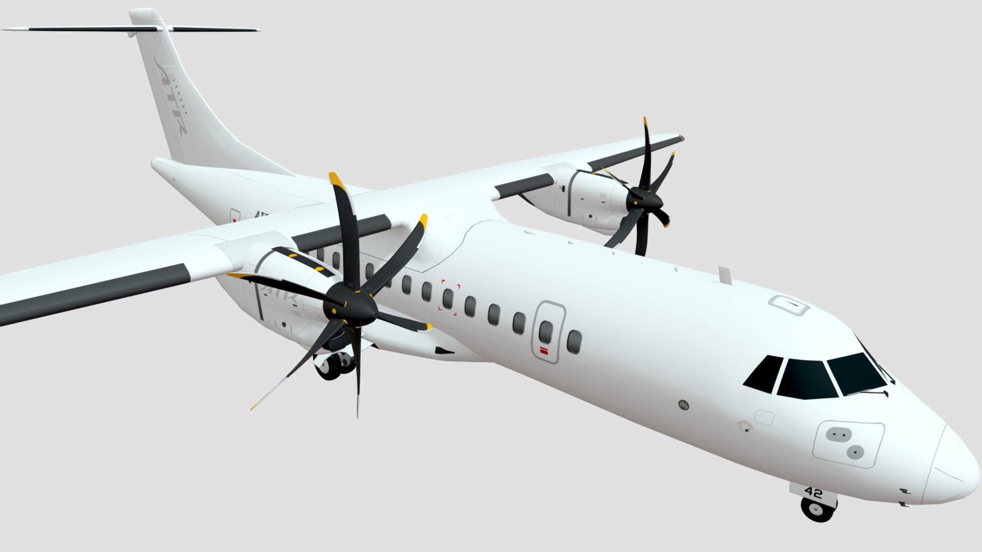 ATR 42 - 3D model by 3LinesXRLead [dc53e5d] - Sketchfab
