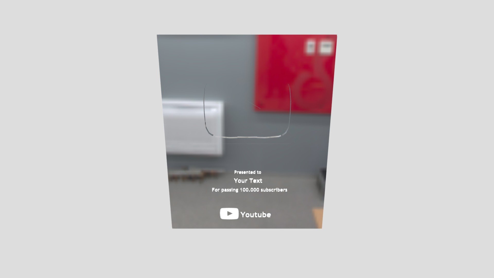 Youtube_silver_play_button (1) - 3D model by 363032442 [dc53e81] - Sketchfab