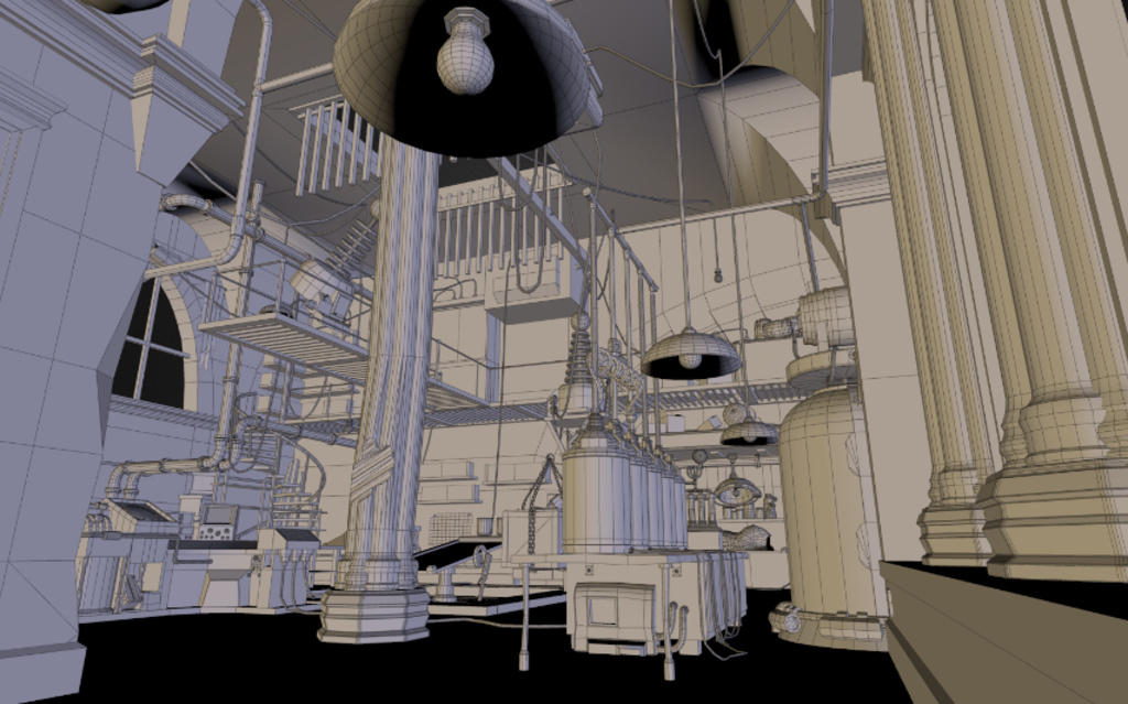 Modeling interior tower - 3D model by Samuel Pérez Ovejero (@sapeov ...