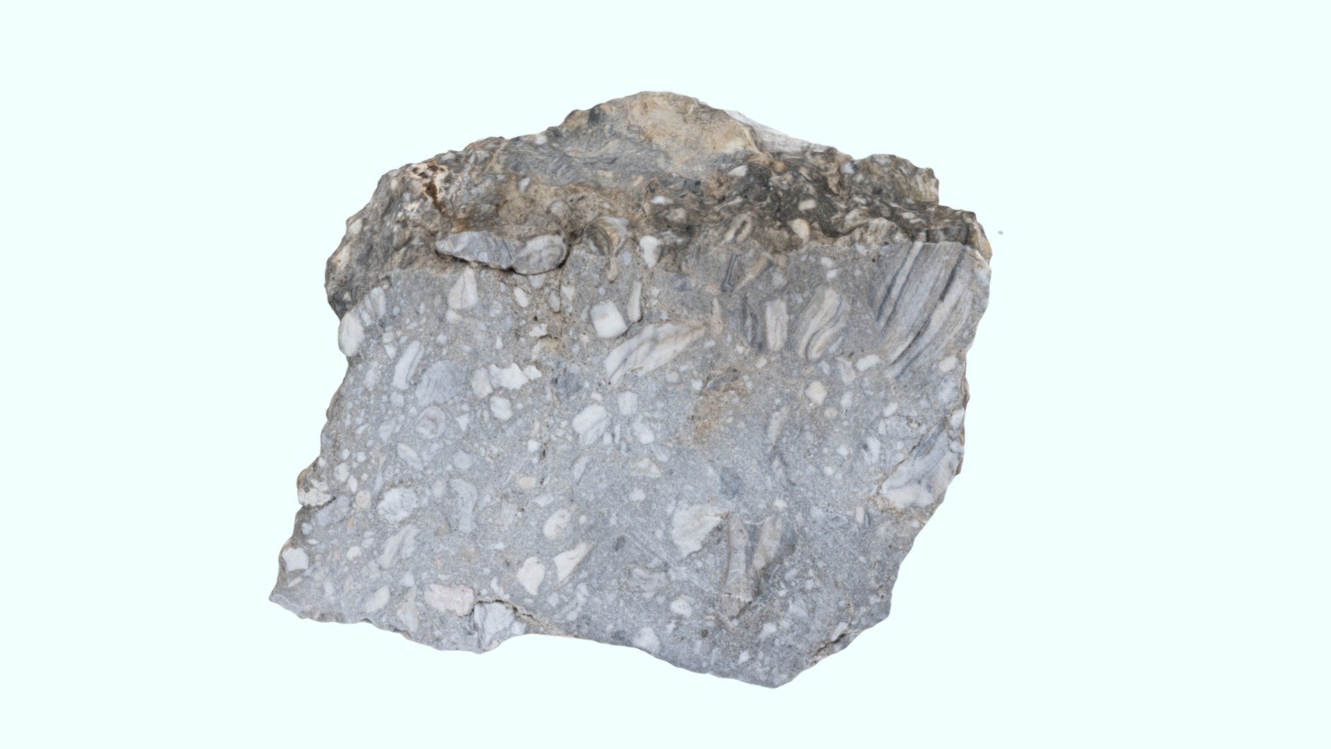 Brèche de décollement de nappe de charriage - Download Free 3D model by ...