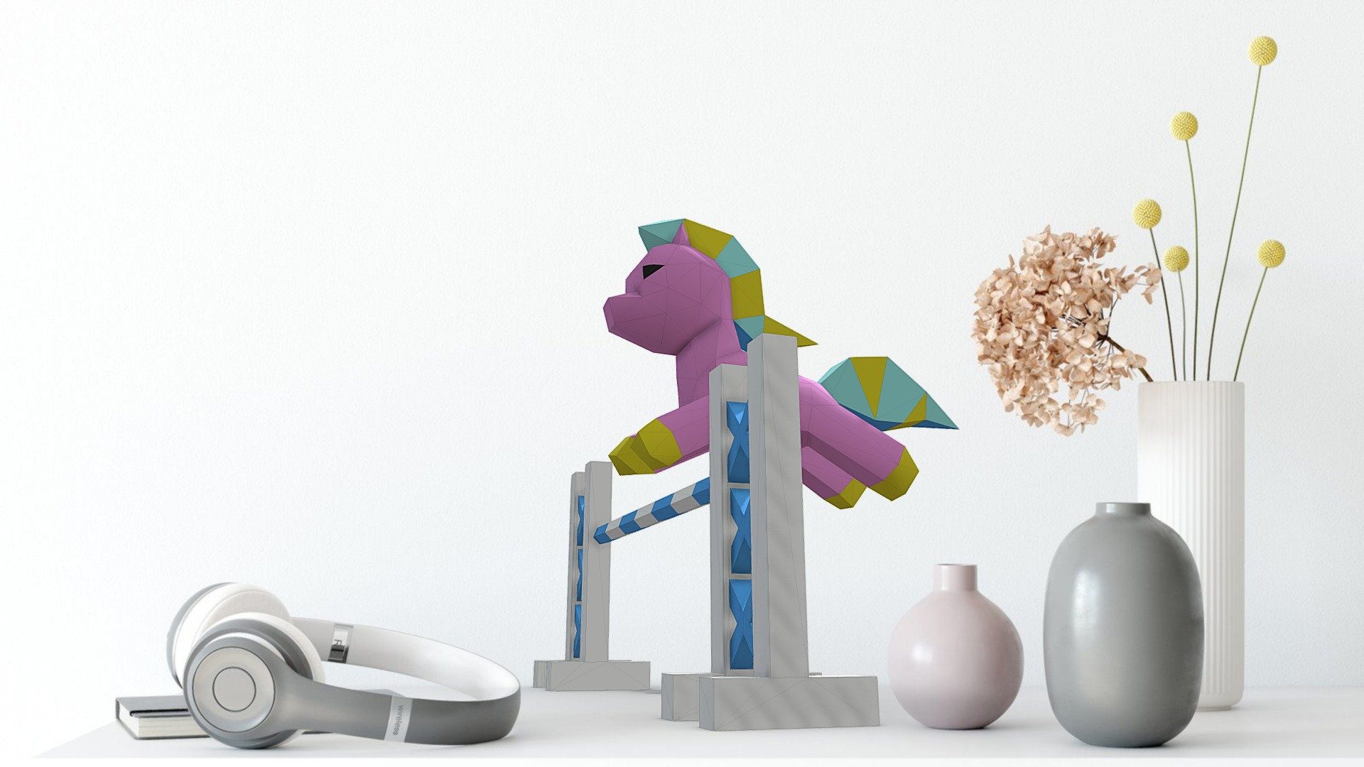 Full pony in colors! - 3D model by Sofsdesigns [dc56673] - Sketchfab