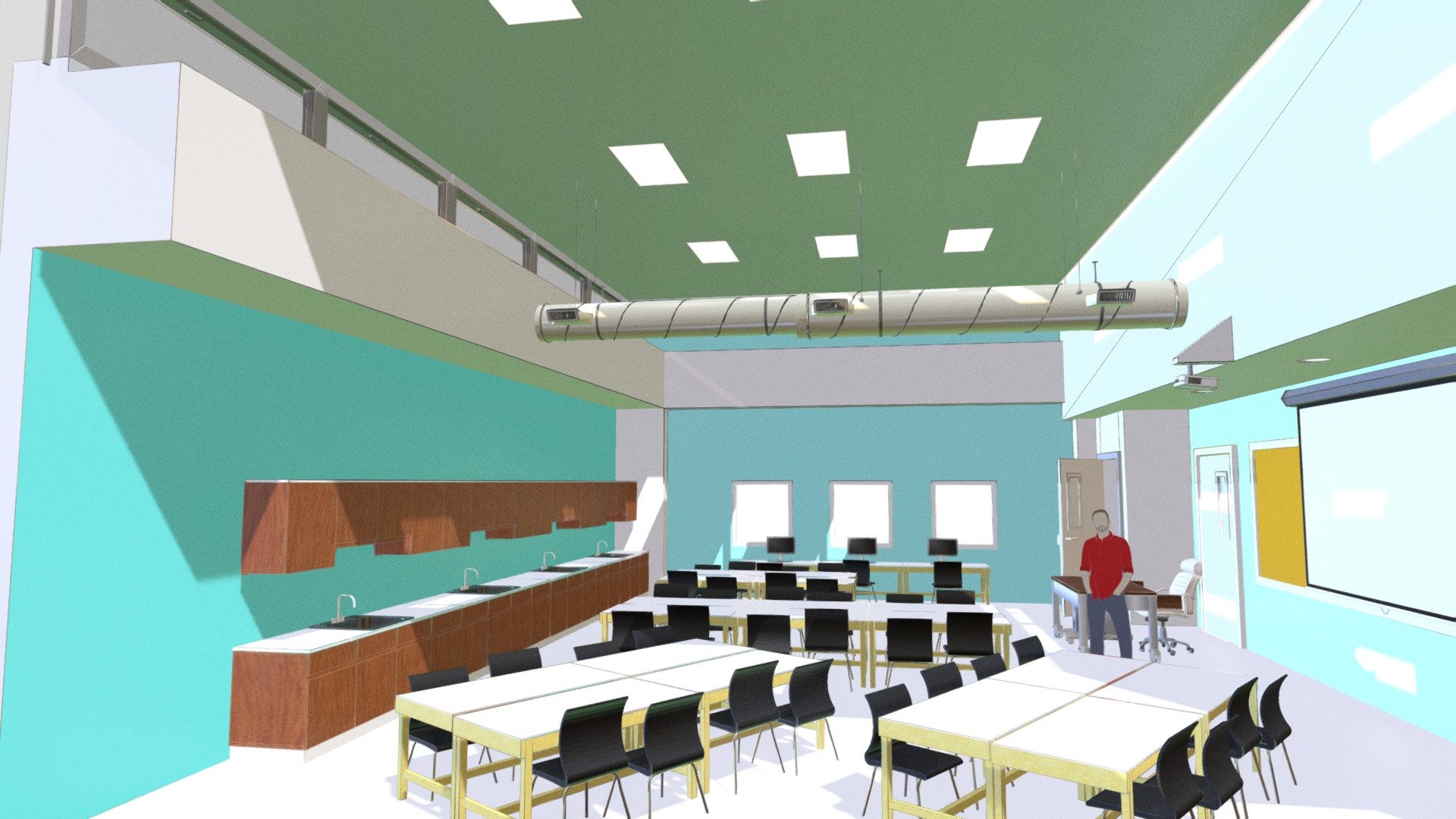 Classroom - 3D model by pfranceart [dc58b9f] - Sketchfab