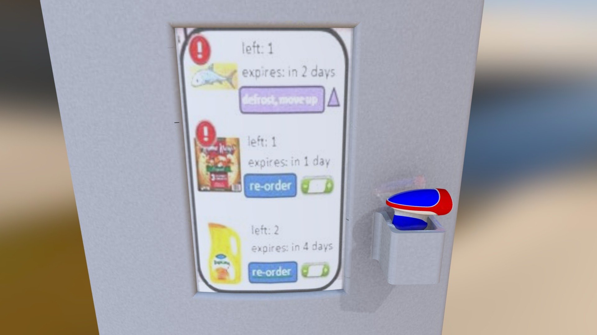 Fridge & Barcode Scanner - 3D model by highq [dc59e37] - Sketchfab