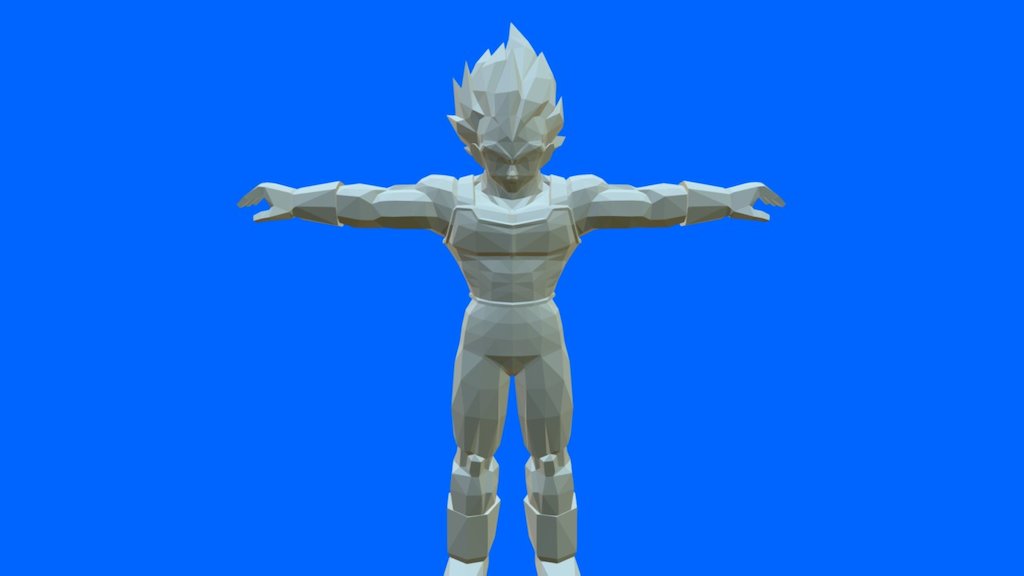 THE SAIYAN PRINCE VEGETA! - 3D model by StrykerDoesAnimation ...