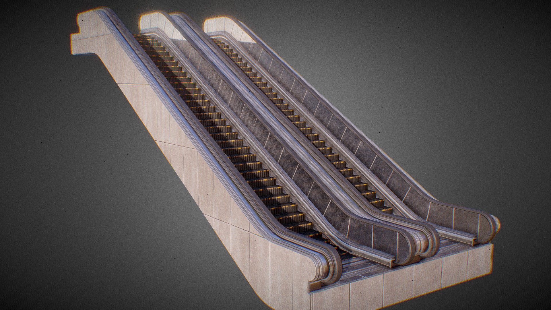 Escalator - Buy Royalty Free 3D model by Serhii3D [dc5adc8] - Sketchfab ...