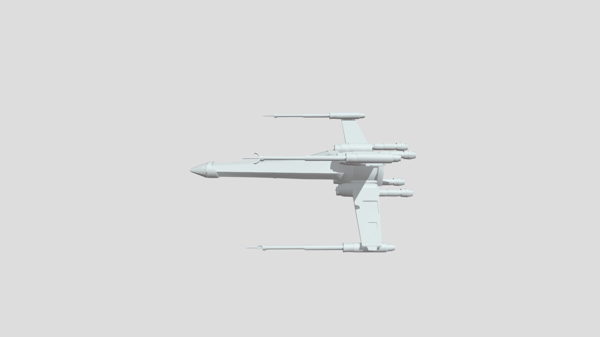 X-wing - Download Free 3D model by Bruzell (@elin.bruzell) [dc5b63b ...