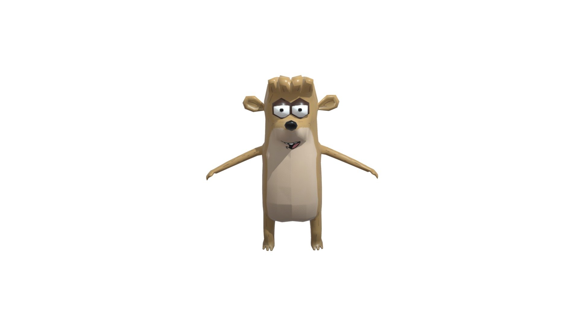Rigby - Download Free 3D model by Wire firey (@Pofdpoi) [dc5b6fd ...