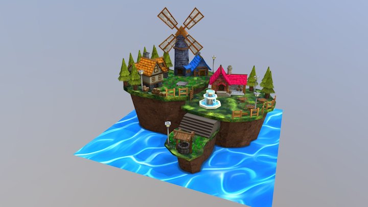 Medieval-environment 3D models - Sketchfab