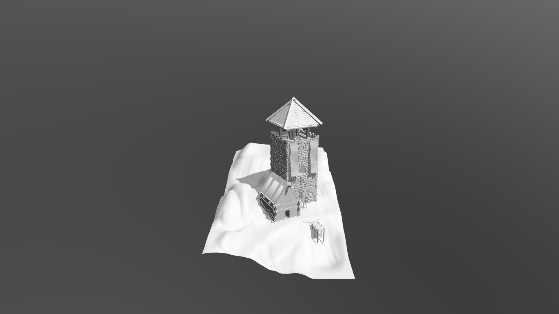 Watch Tower (Work_in_progress) - 3D model by GuyotAntoine [dc5c3df ...