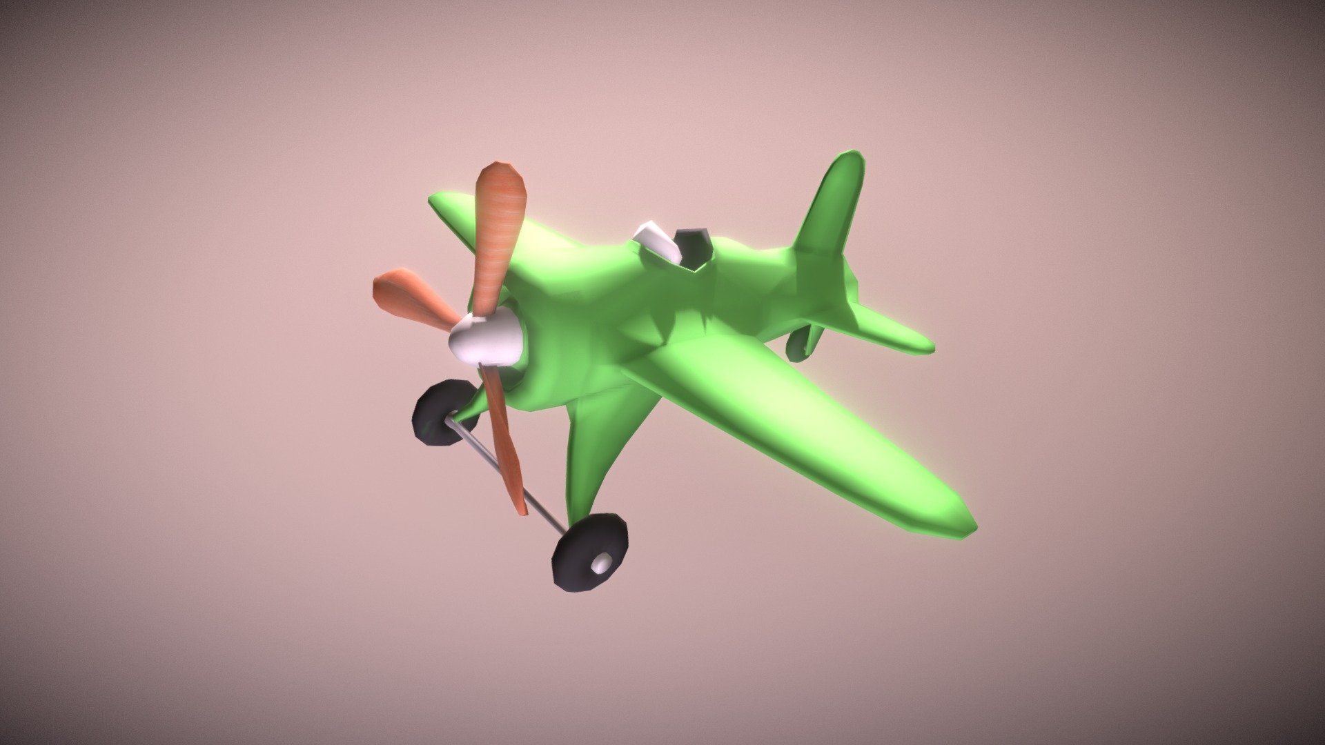 Game Ready Aeroplane Green Low Poly - Buy Royalty Free 3D model by ...
