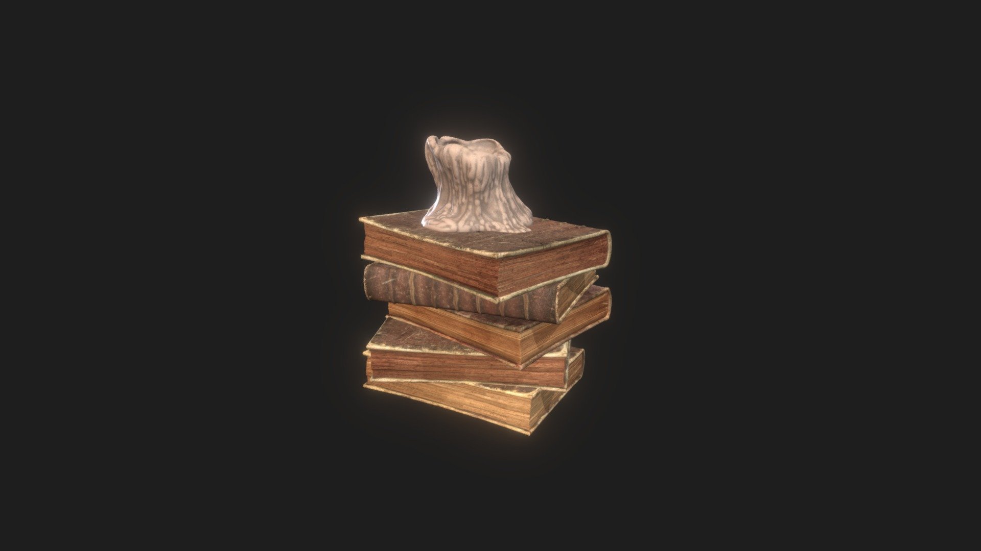 Ancient Books & candle - Download Free 3D model by André Murrugarra ...