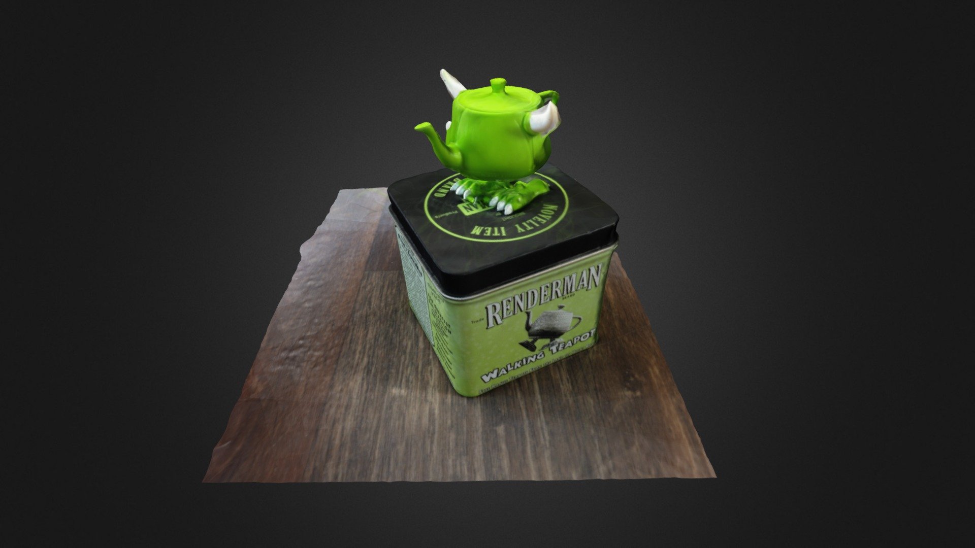 Pixar Walking Teapot #3dst14 - 3D model by Bart (@bartv) [dc5f59d ...
