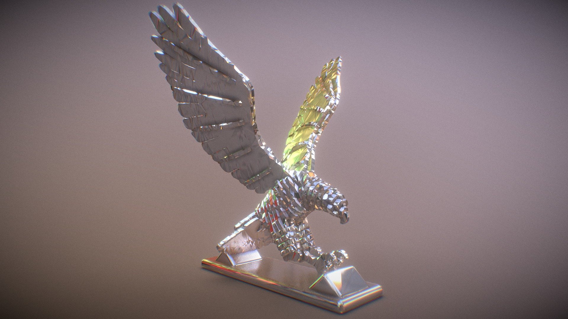 Sliced Hawk Desktoy - 3D model by frozenflame26 [dc604f5] - Sketchfab