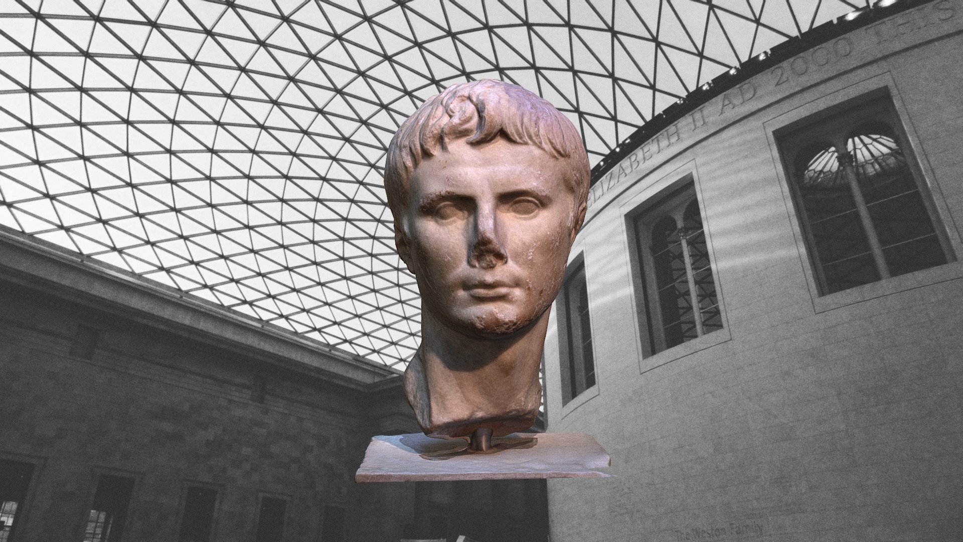 MARBLE HEAD OF AUGUSTUS BRITISH MUSEUM - Download Free 3D model by ...