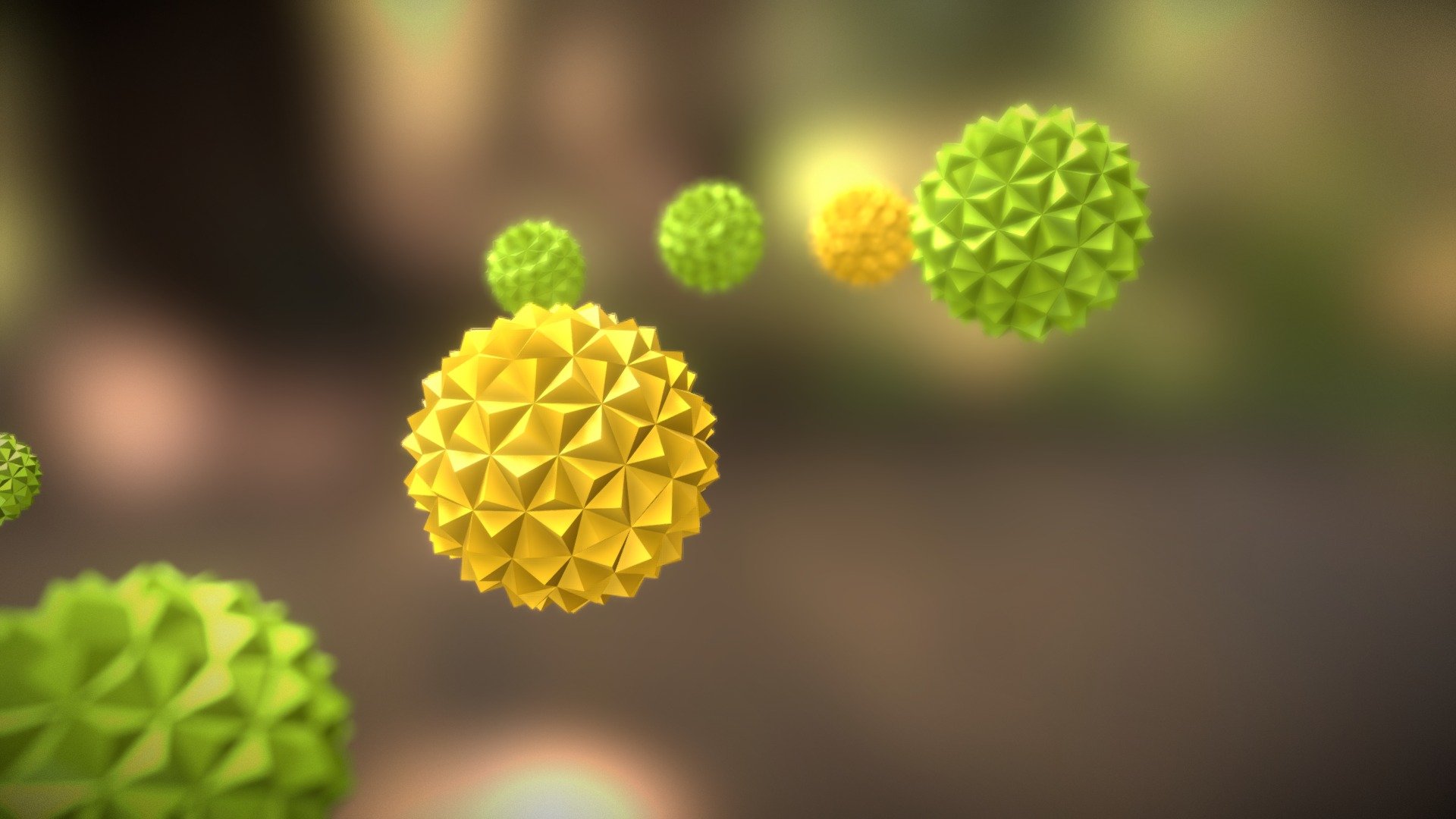 Pollen [Lowpoly] - 3D model by cuttlefish [dc61ce6] - Sketchfab