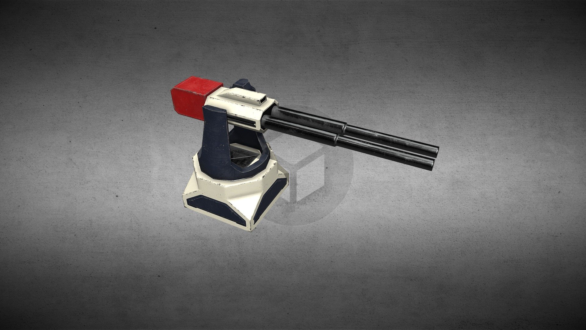 Small Spaceship Turret - 3D model by VaLiuM [dc626a6] - Sketchfab