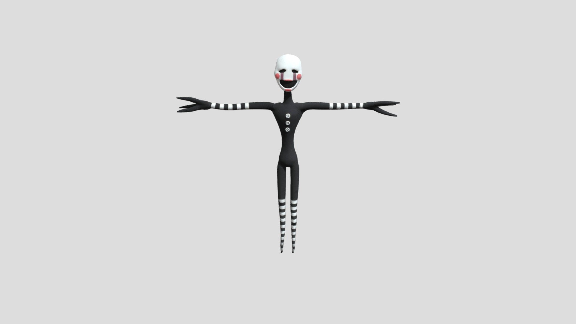 FNaF 2 Movie Marionette - Download Free 3D model by juancitoquintah ...