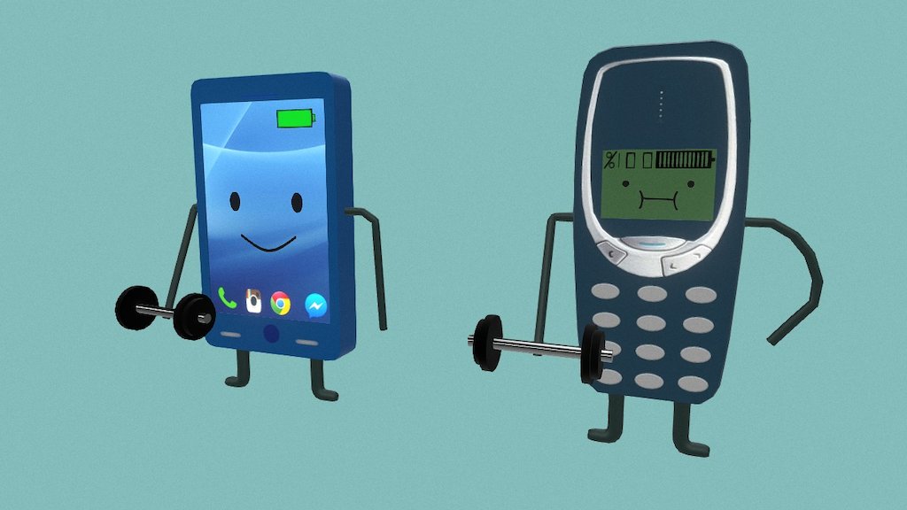 New vs Old (animated) - 3D model by Daniel Brück (@daniel.brueck ...