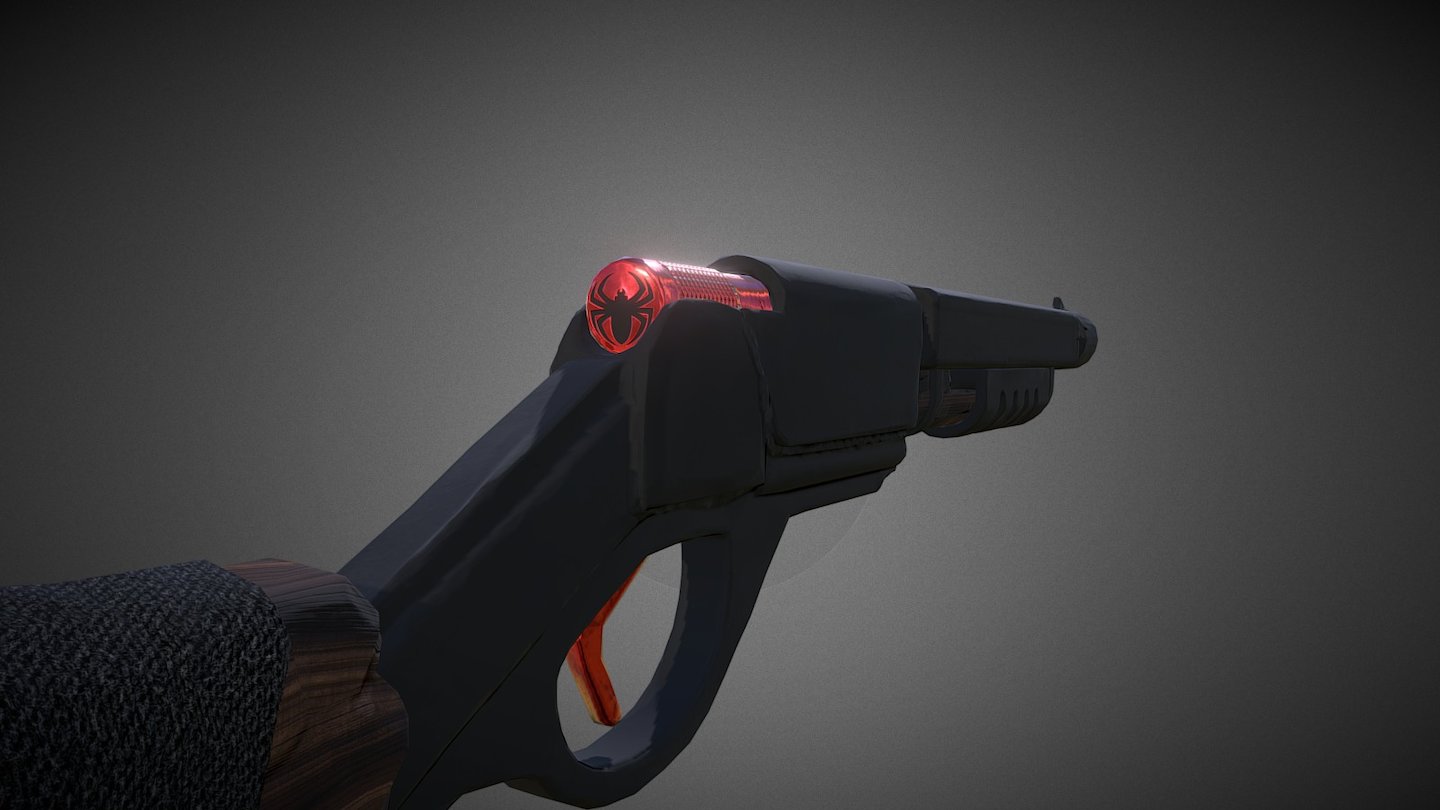 Black Widow | Pump Shotgun - 3D model by TheMarex86 [dc640b9] - Sketchfab
