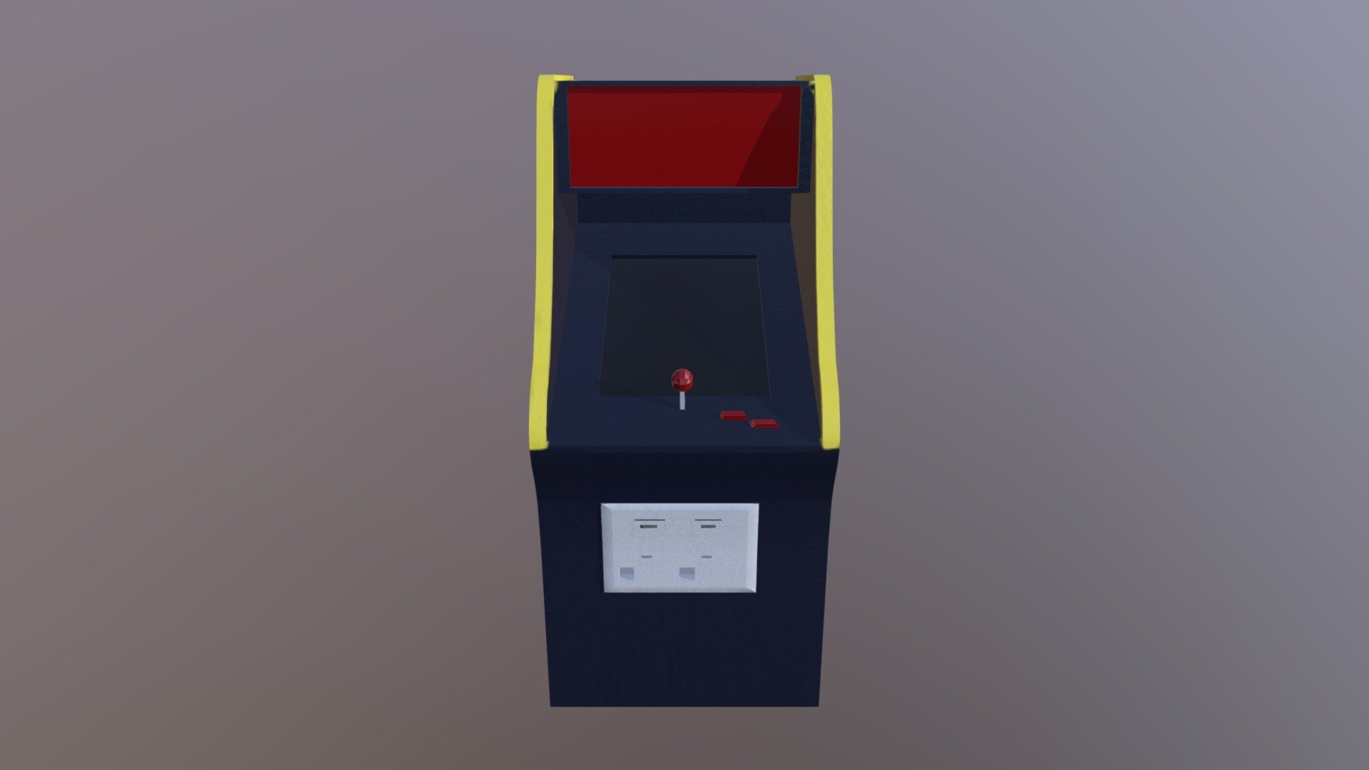 Arcade Machine Textured - 3D model by samsander [dc64cfa] - Sketchfab