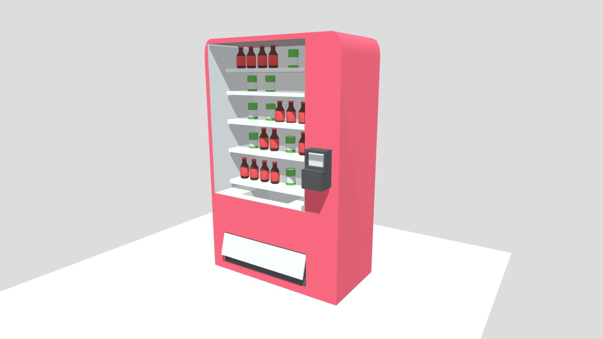 vending machine with drinks - 3D model by Qwiry (@alexandre.torchinsky ...