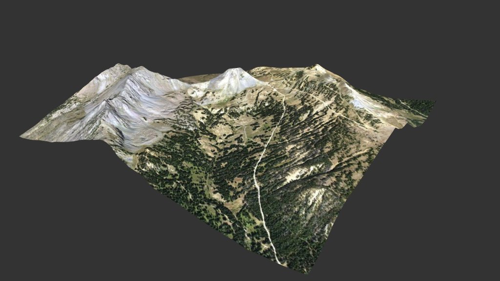 Henderson Mountain, Montana - Download Free 3D model by Jonathan ...