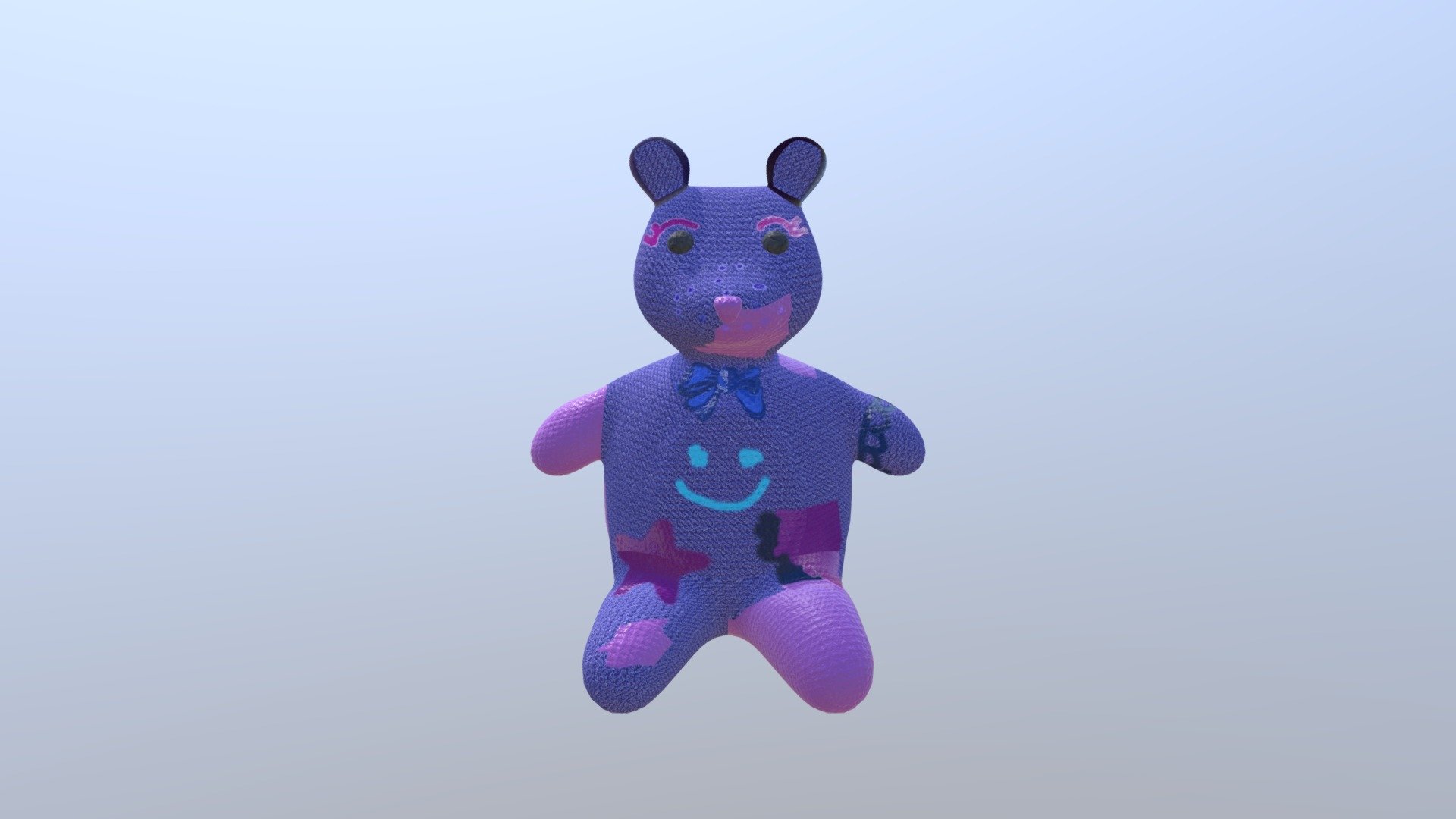 Doodle bear - 3D model by ajsindico [dc67b30] - Sketchfab