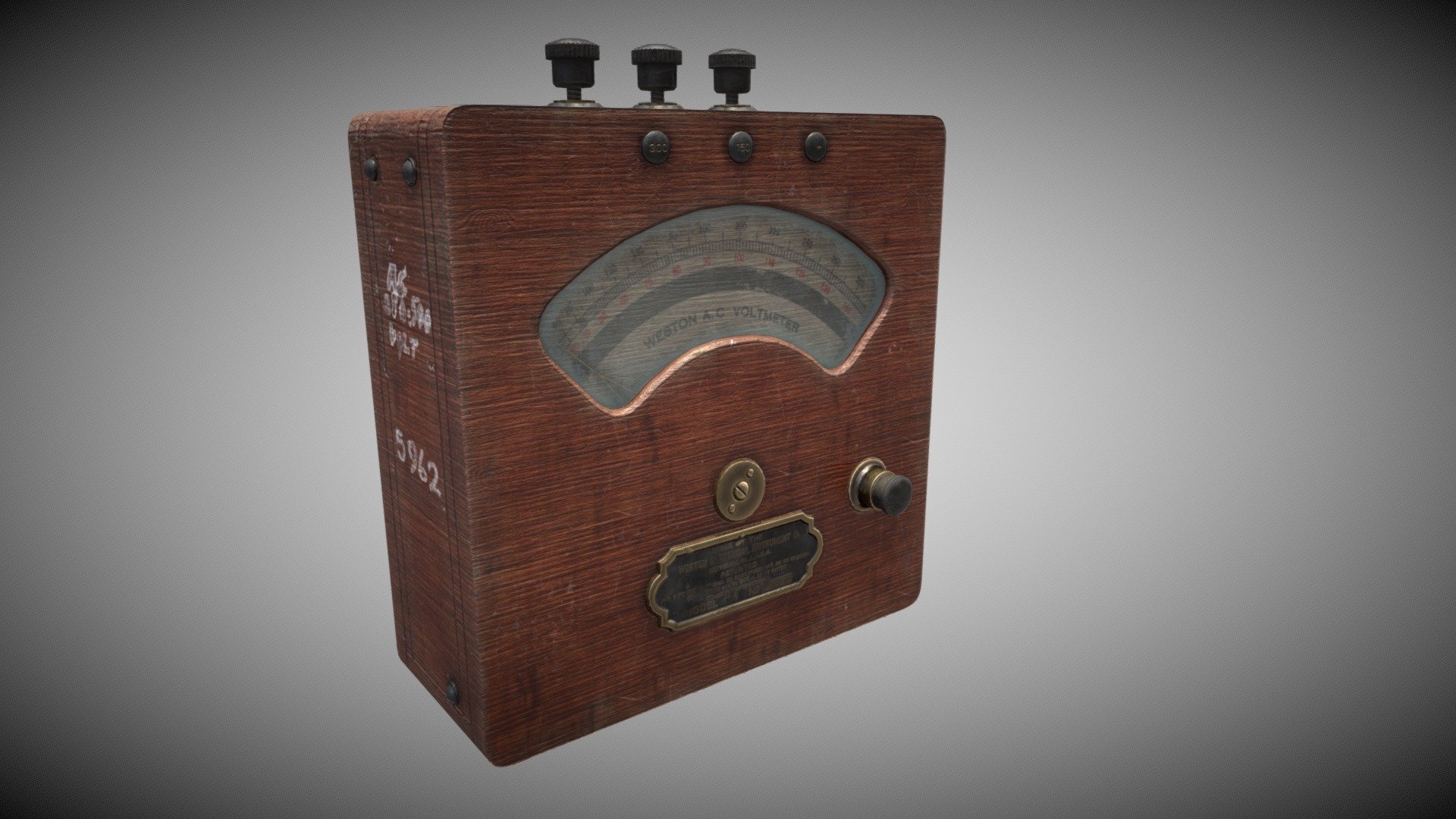 Weston voltmeter - 3D model by Karasik (@dima.goryaev.2002) [dc682f3 ...